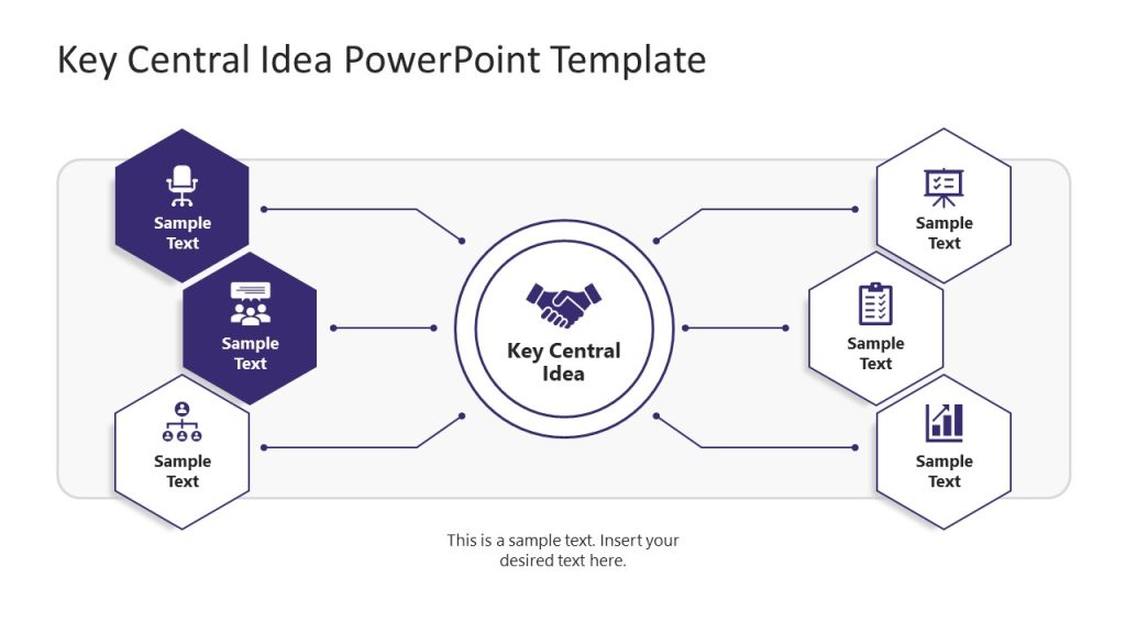 Point 2 Spotlight Infographics Slide - SlideModel