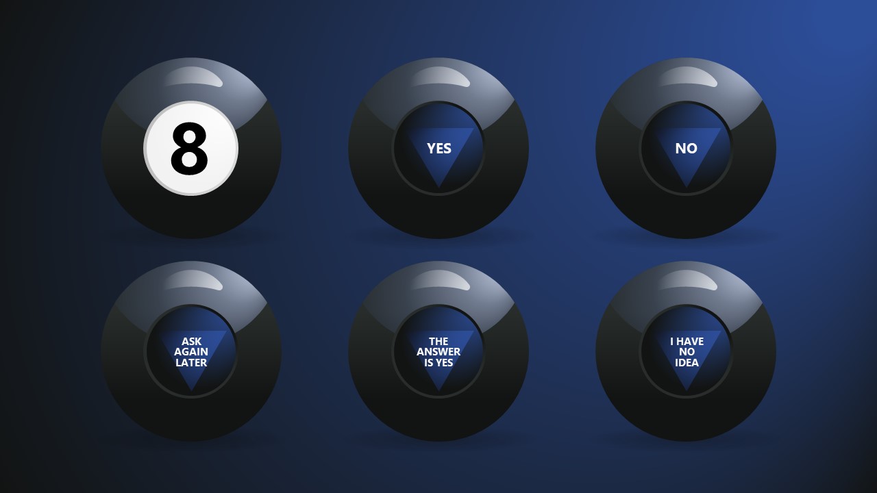 Magic 8-Ball PowerPoint Template
