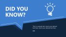 Editable Did You Know Template for Presentation - SlideModel