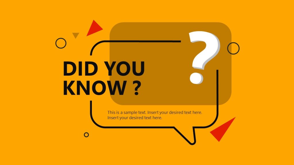 Did You Know PowerPoint Template - SlideModel