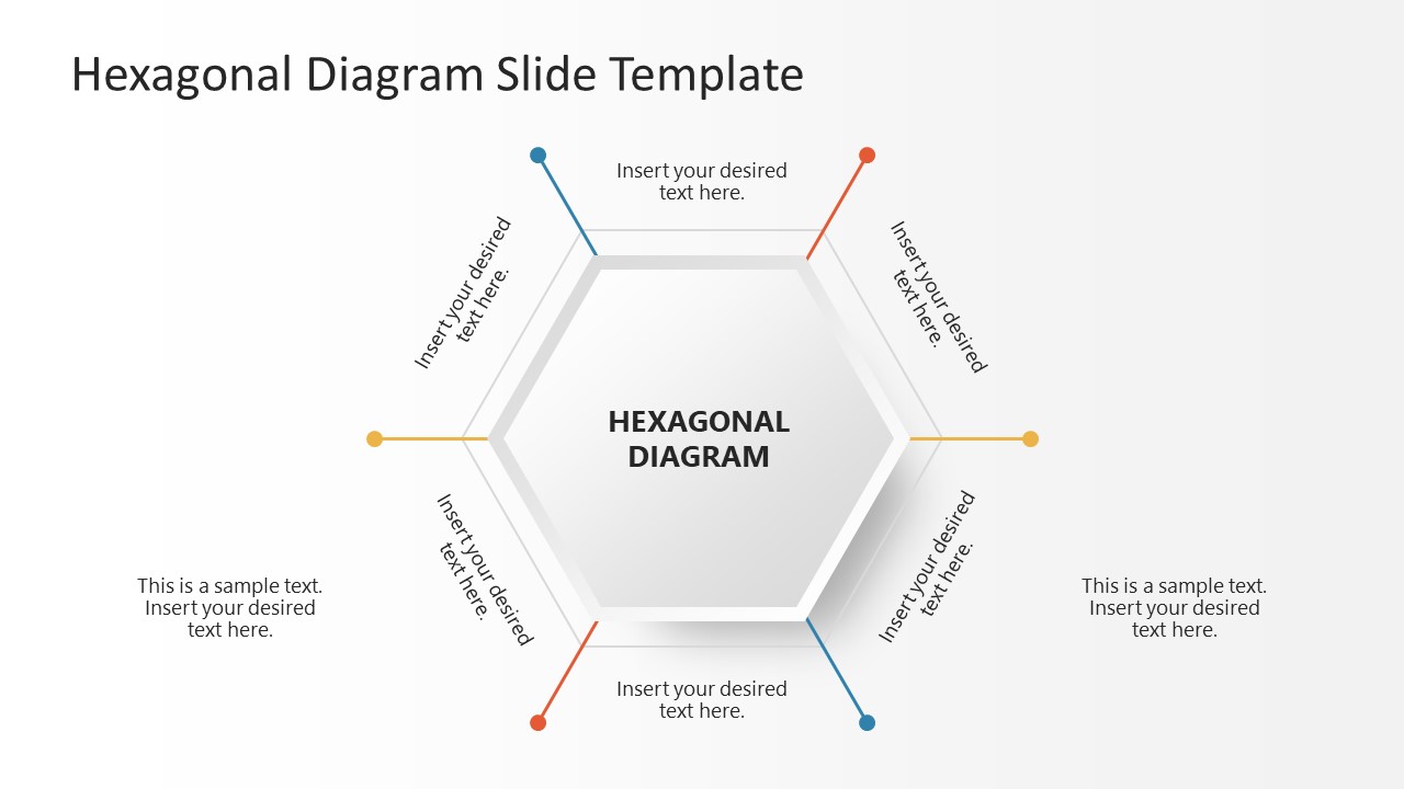 Hexagonal Diagram PowerPoint Template