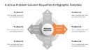 4-Arrow Problem Solution Slide Template - SlideModel