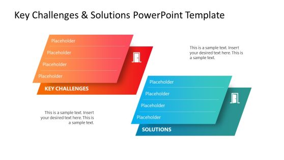 Key Challenges & Solutions Slide Template - SlideModel