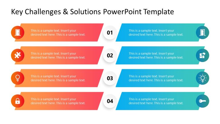 Key Challenges & Solutions Template with Infographics - SlideModel