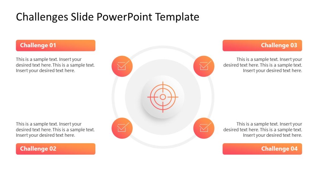 4-Step Challenges Presentation Template - SlideModel