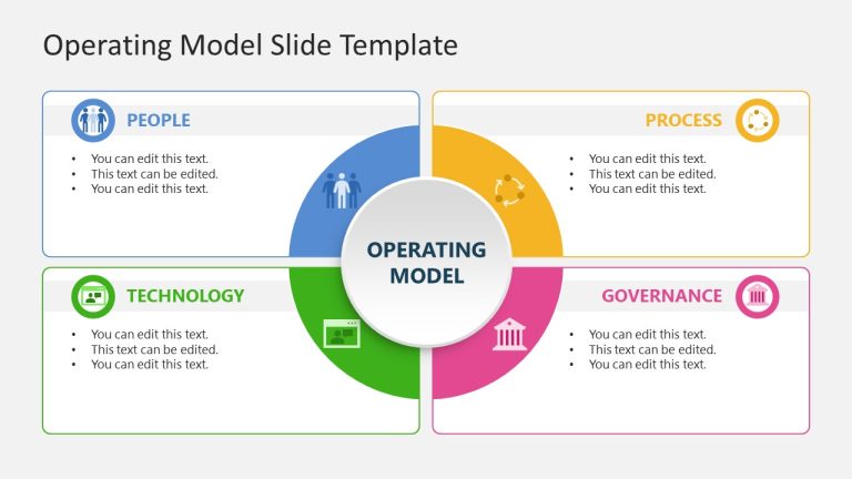 Cover Slide - Operating Model PPT Template - SlideModel
