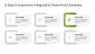 6-Step Components Infographic PPT Slide Template - SlideModel