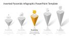 5-Step Inverted Pyramids PowerPoint Slide - SlideModel