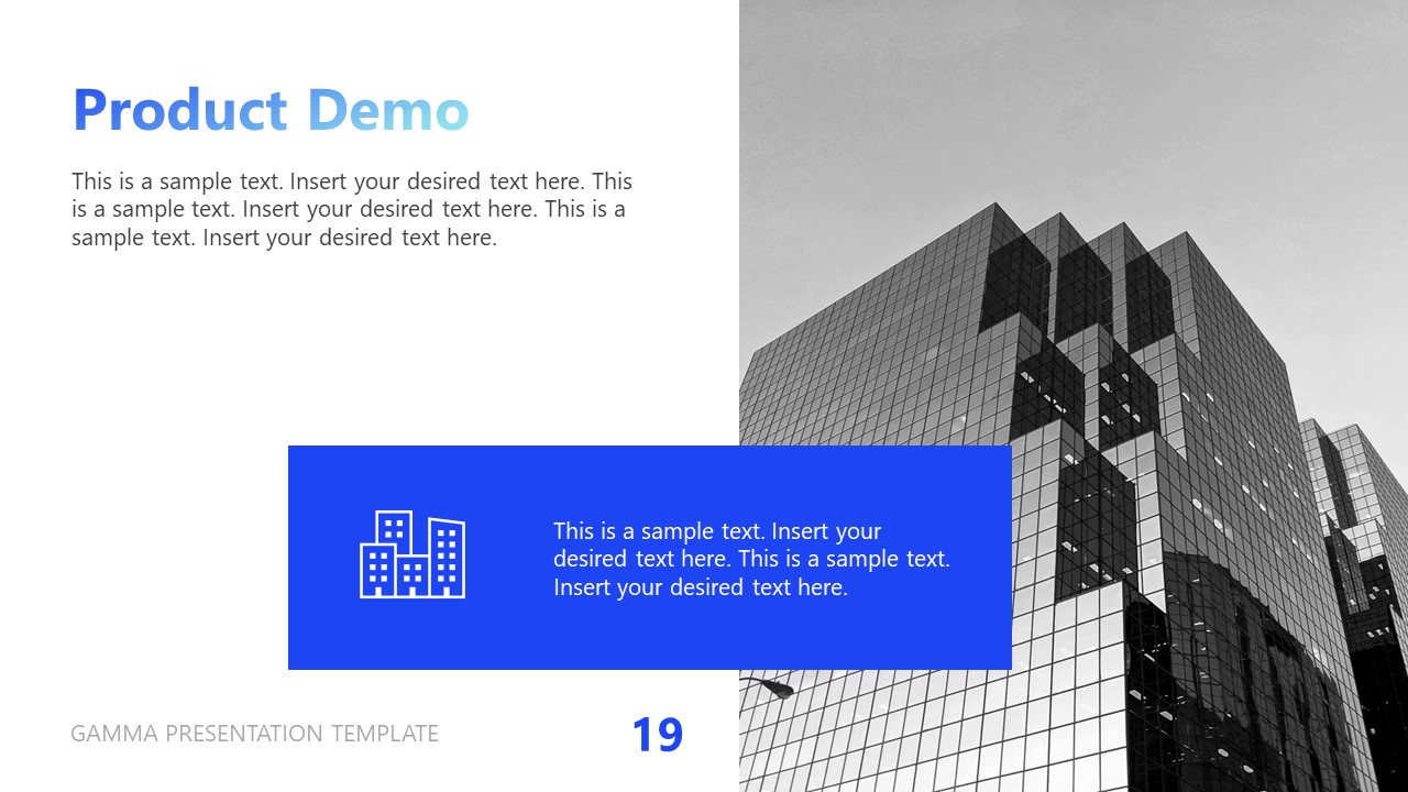 20-slide Gamma PowerPoint Template & Presentation Deck