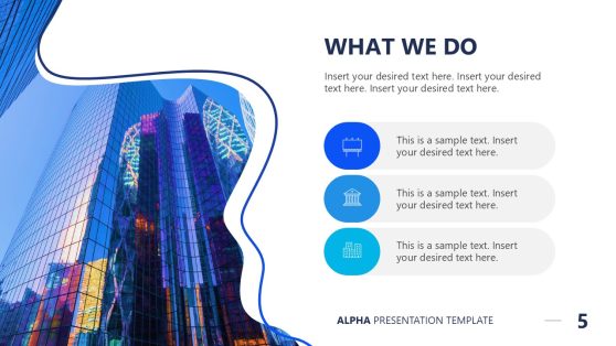 What We Do PPT Template Slide - SlideModel