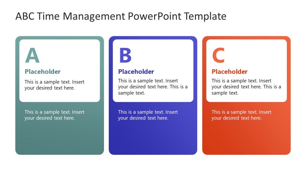 ABC Time Management Presentation Template - SlideModel
