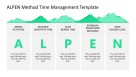 ALPEN Method Time Management PPT Template - Cover Slide - SlideModel