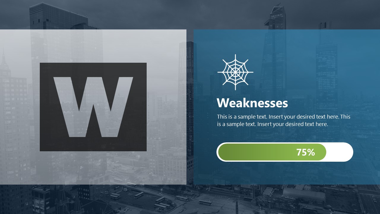 SWOT Slide Deck Template for PowerPoint