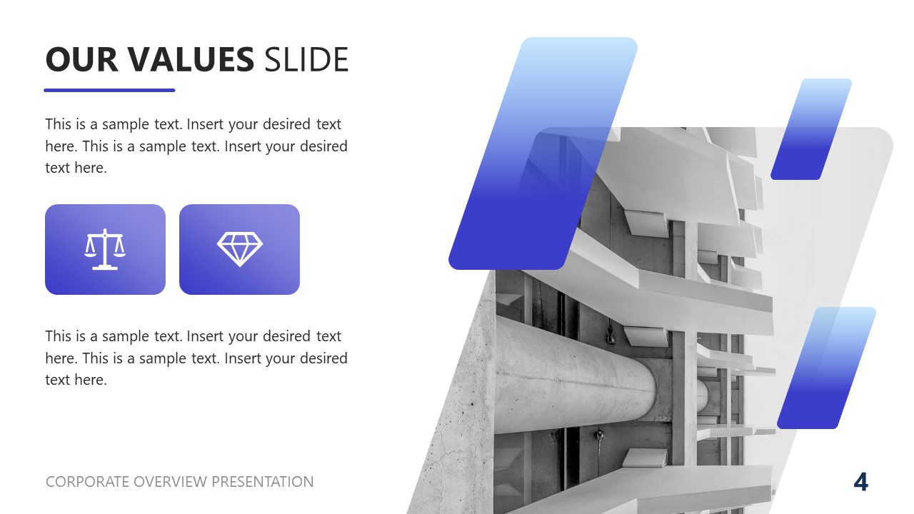 Light Corporate Overview PowerPoint Template