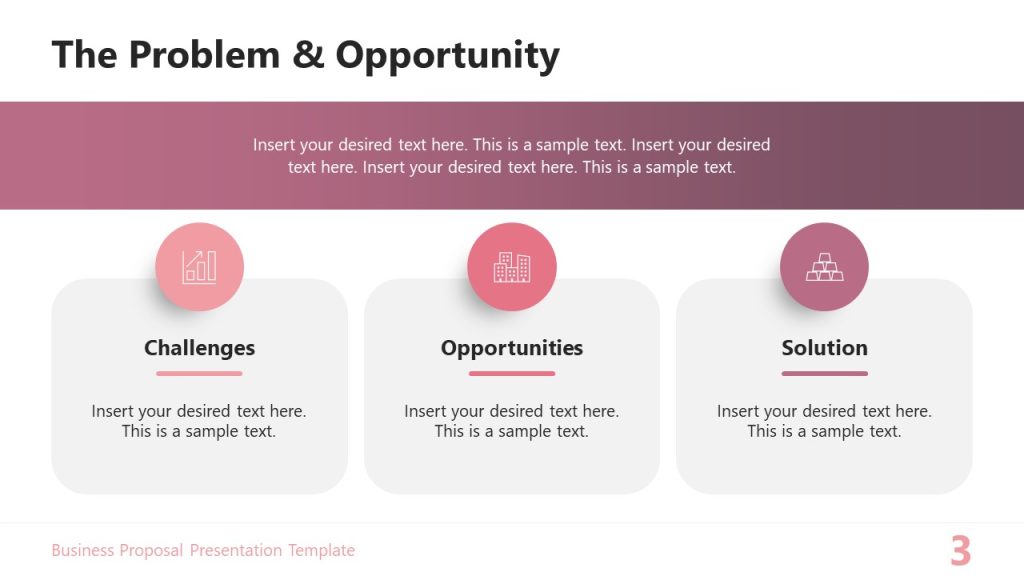 Business Proposal Problem & Opportunity Slide Template - SlideModel