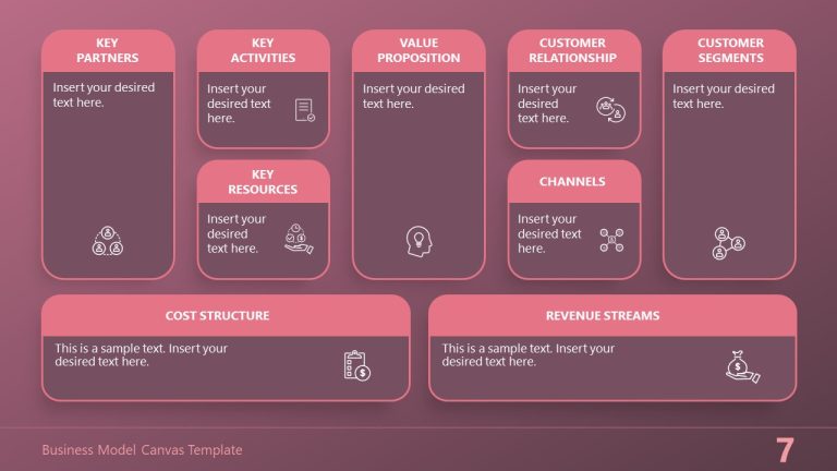 Business Canvas Slide - Business Proposal Presentation - SlideModel