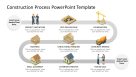 Construction Process Presentation Slide with Diagrams - SlideModel