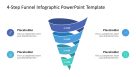 4-Step Funnel Infographic Presentation Template - SlideModel