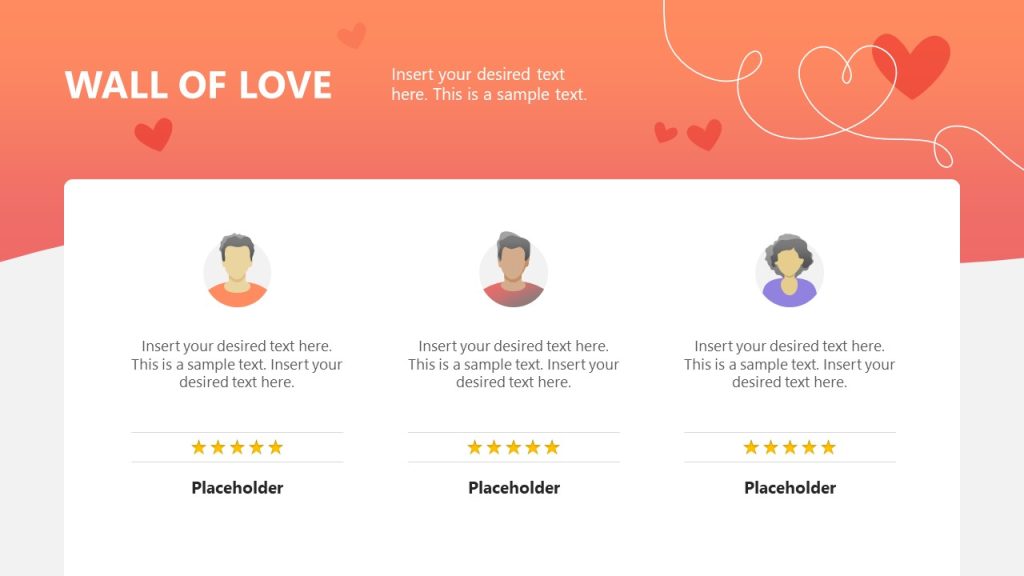 Editable Wall of Love PowerPoint Slide - SlideModel