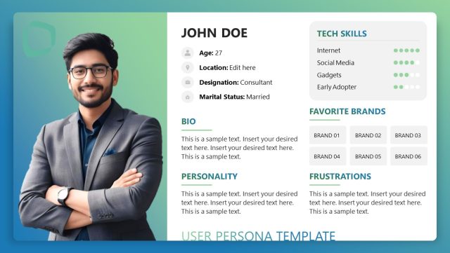 User Persona Presentation Template - SlideModel