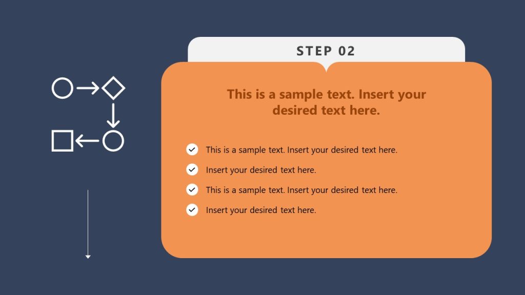 Step 1 Slide - 5-Item Vertical Step-by-Step Cards Slide Template ...