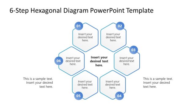 Cover Slide - 6-Step Hexagonal Diagram Template - SlideModel