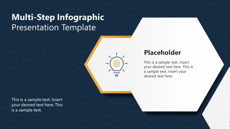 Multi-step Horizontal Infographic PPT Template - SlideModel