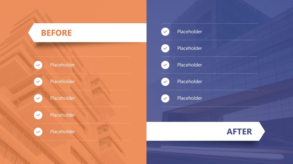 Customizable Before & After Template Layout - SlideModel