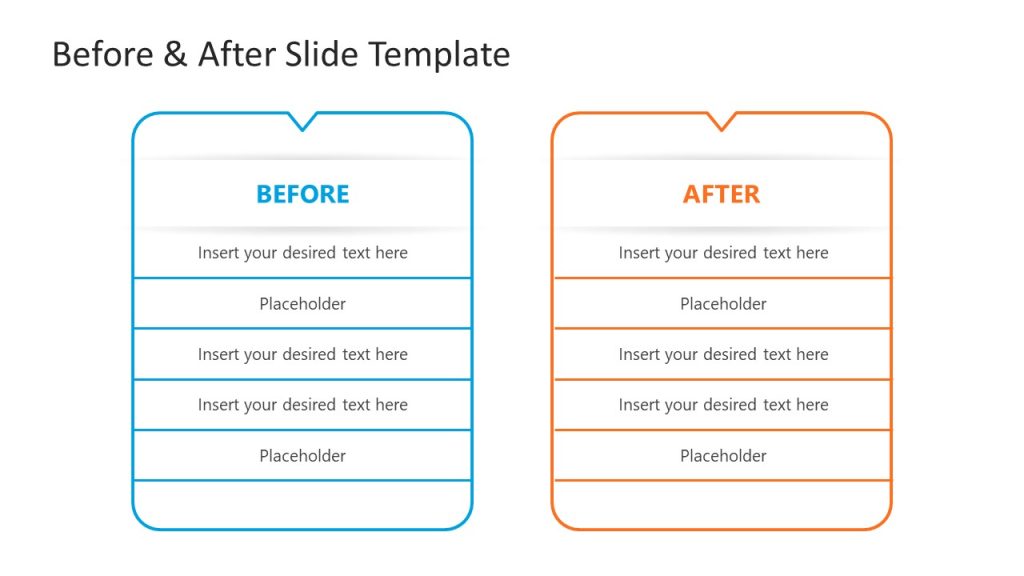 Customizable Before & After PPT Template - SlideModel