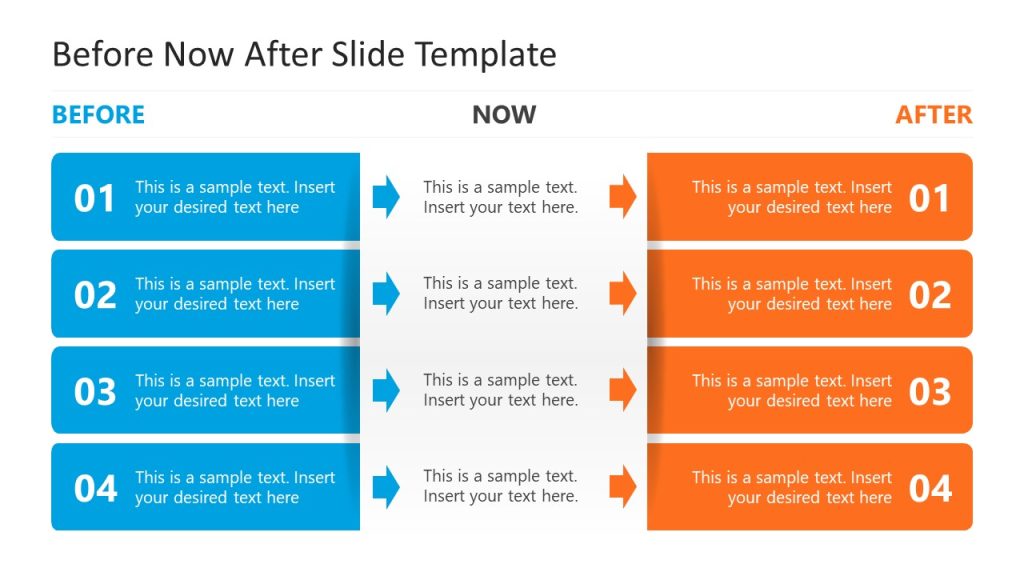 Before Now After Presentation Slide Template - SlideModel