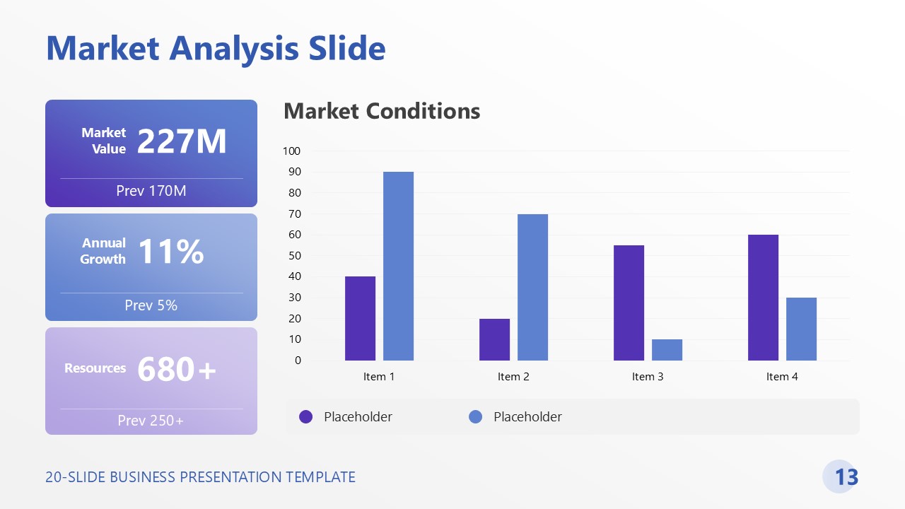 20-slide Business PowerPoint Template