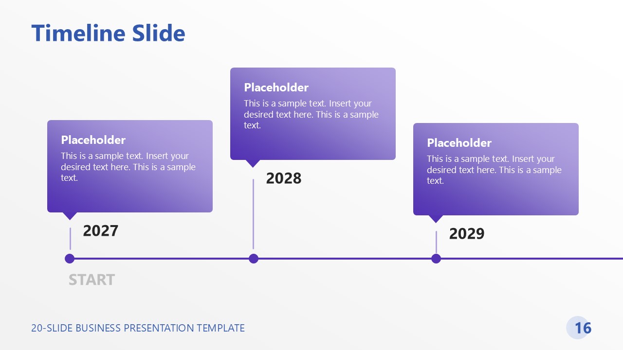 20-slide Business PowerPoint Template