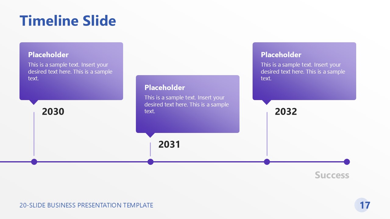 20-slide Business PowerPoint Template