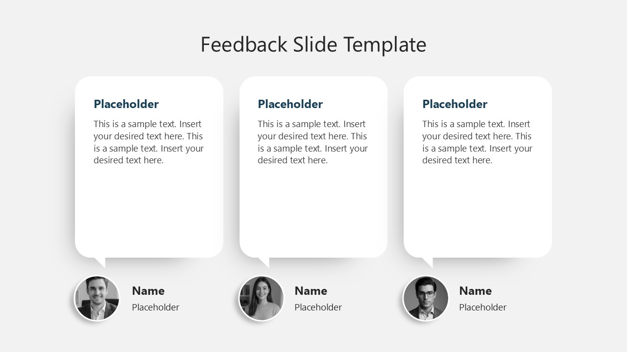 Feedback Slide Template for PowerPoint