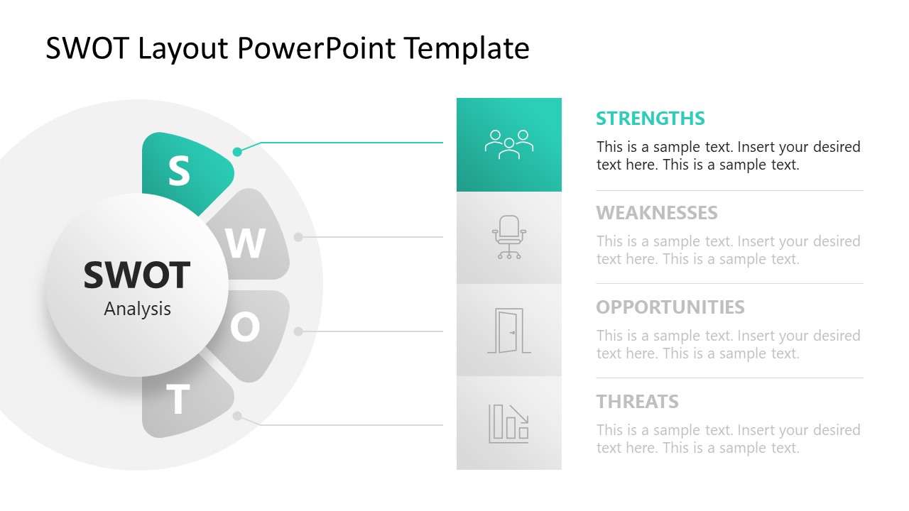 SWOT Layout PowerPoint Template