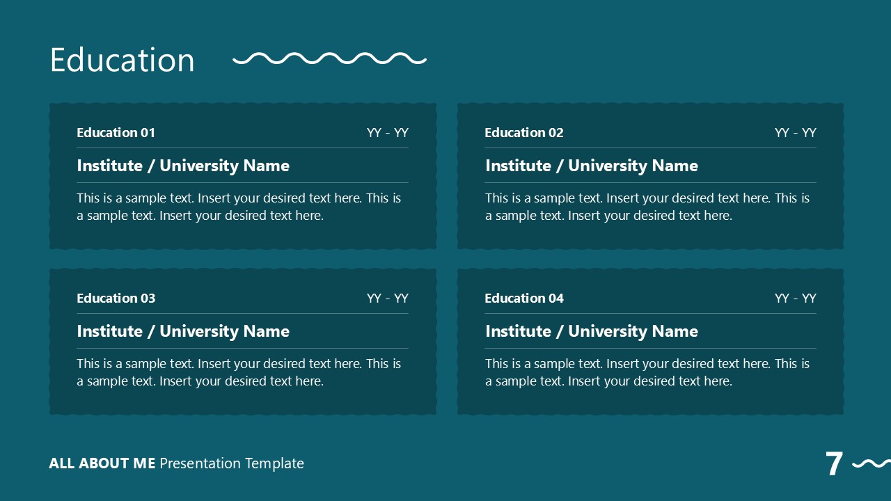 All About Me PowerPoint Template