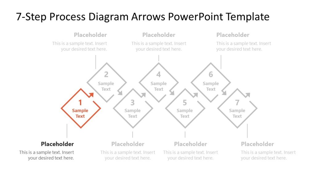 Step 1 Slide - 7-Step Process Diagram Template - SlideModel