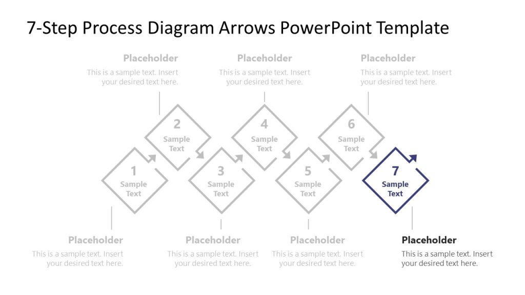 Slide for Step 7 - 7-Step Process Diagram PPT Template - SlideModel