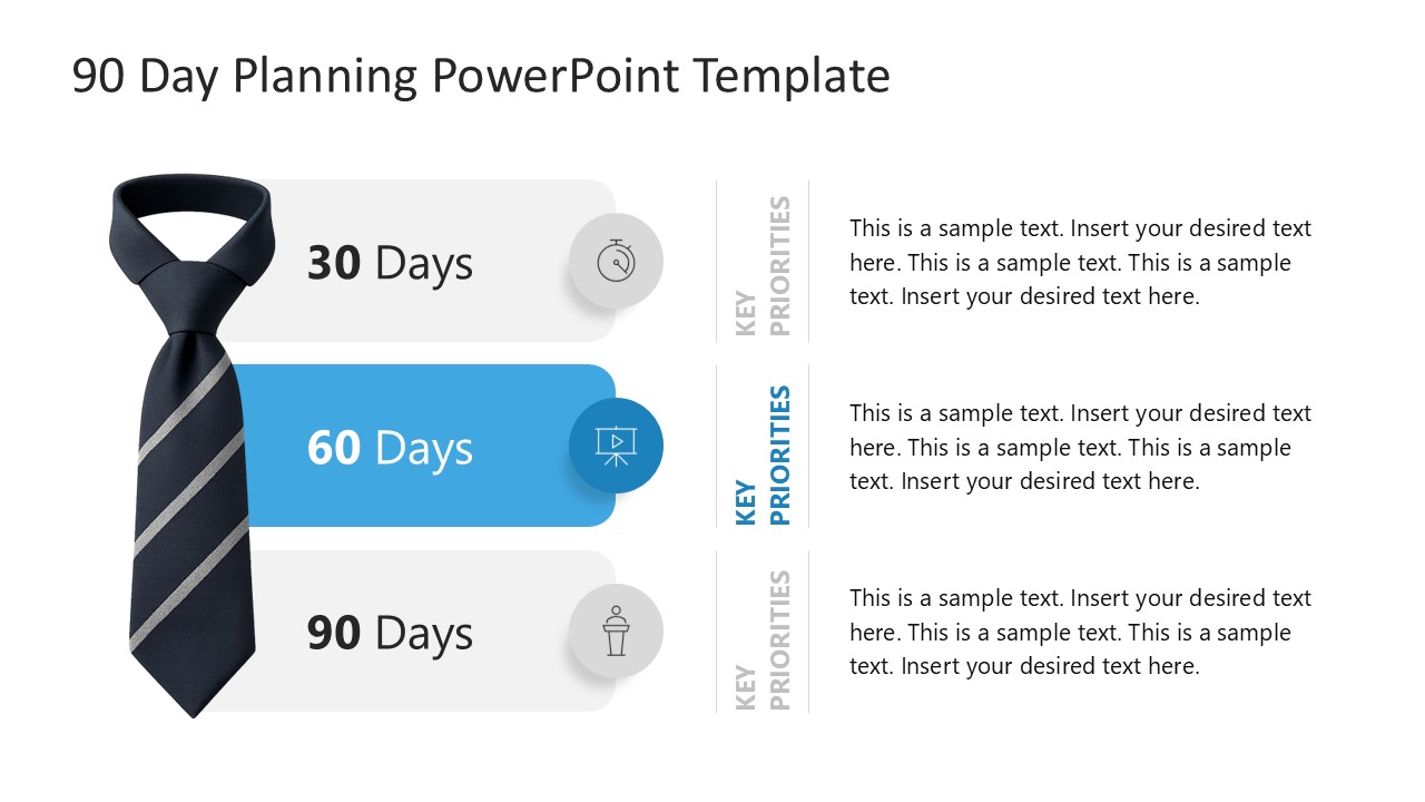 90 Day Planning PowerPoint Template