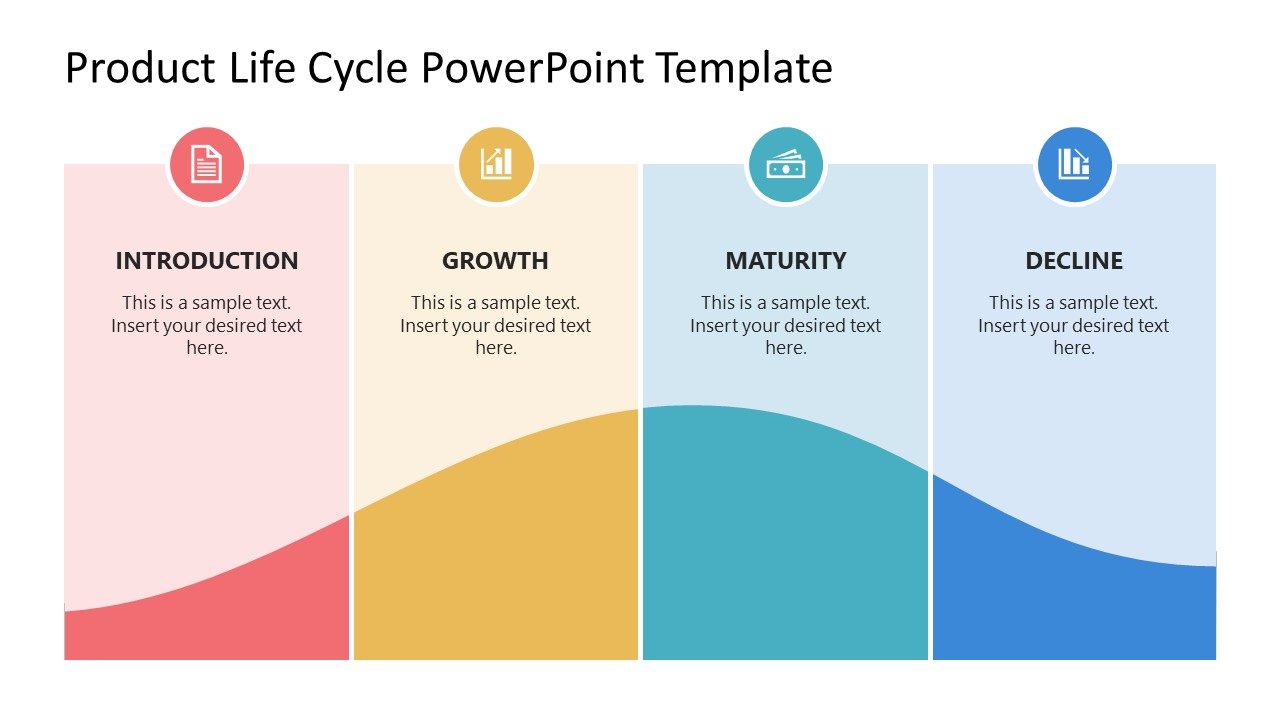 Product Life Cycle Slide Template