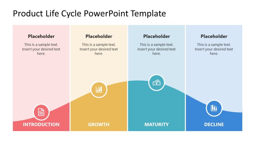 Product Life Cycle Slide Template