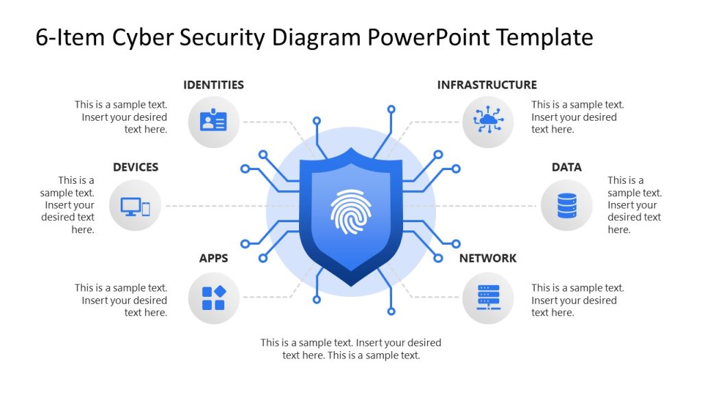 Cyber Security Diagram Slide Template