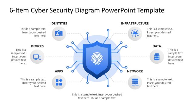 Cyber Security Diagram Slide Template