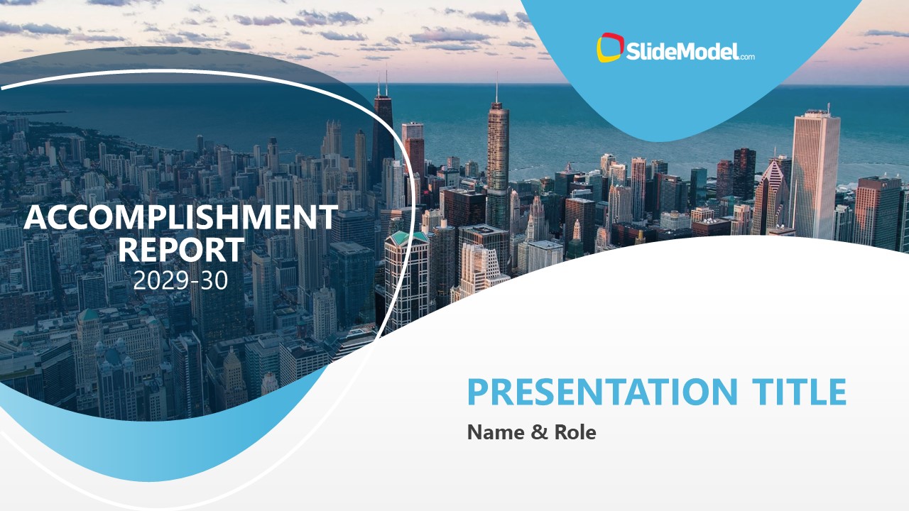 Accomplishment Report Slide Template