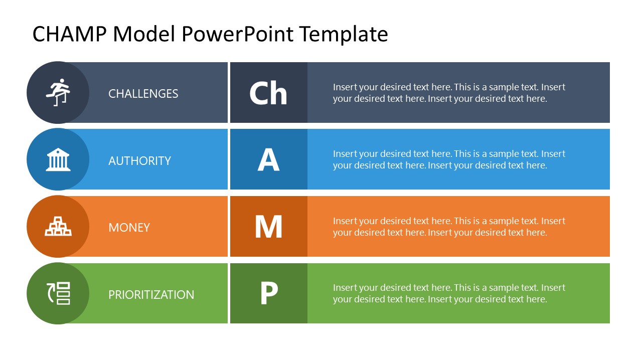 CHAMP Model PowerPoint Template
