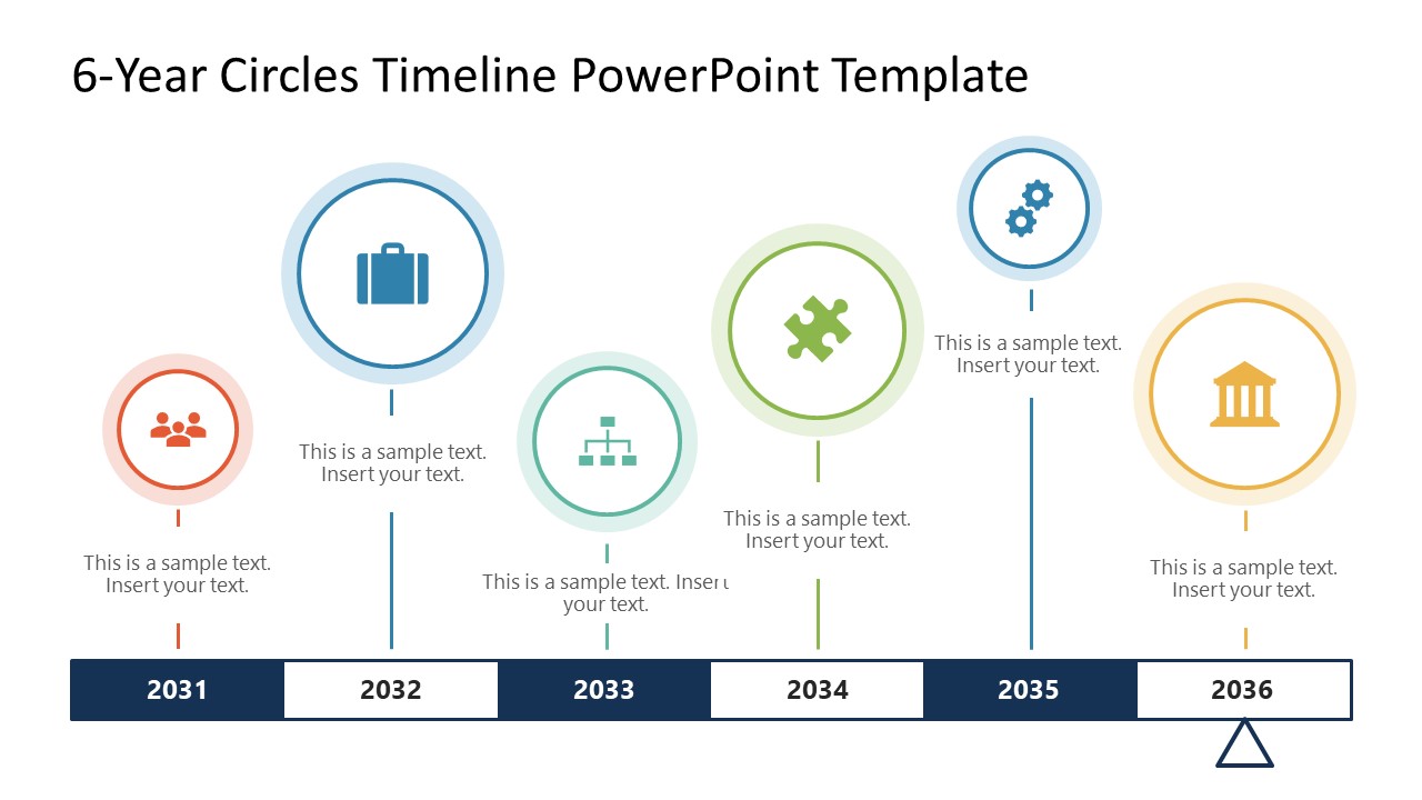 6-Year Circles PowerPoint Template