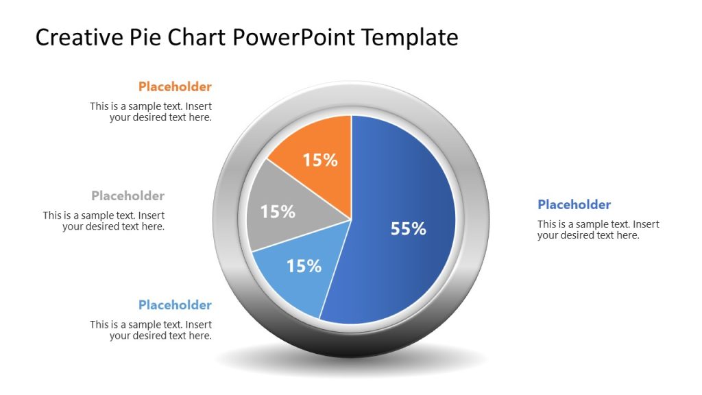 Creative Pie Chart Presentation Template - SlideModel