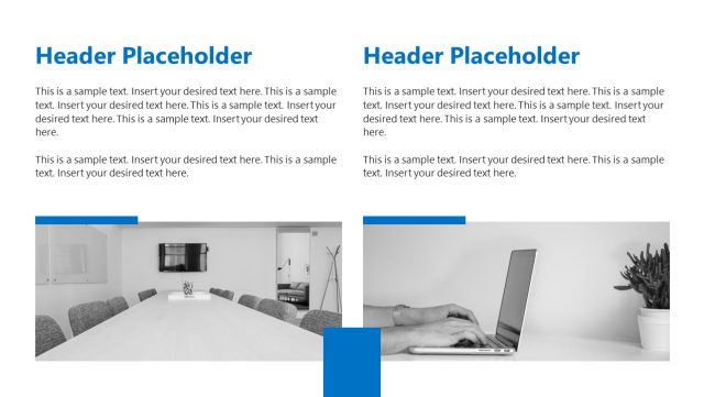 Placeholder Text for Business Report PPT Template - SlideModel