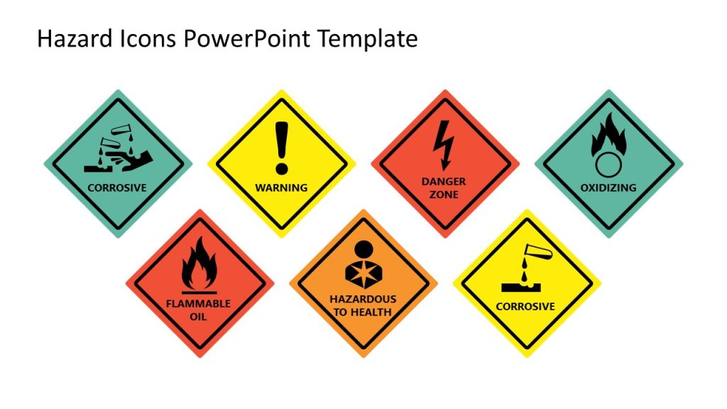 Customizable Hazard Icons PPT Layout - SlideModel