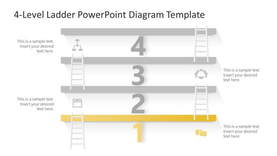 First Level Highlight Slide for Ladder Diagram Template - SlideModel